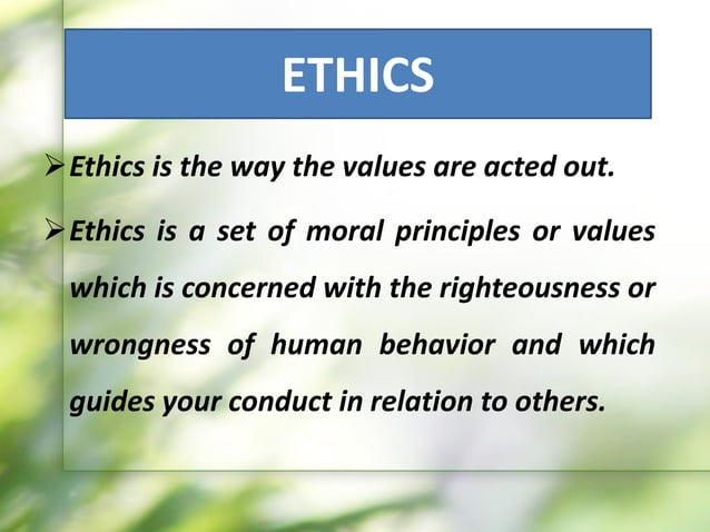 Value and value systems | PDF