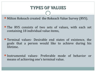 Value attitude | PPT | Careers