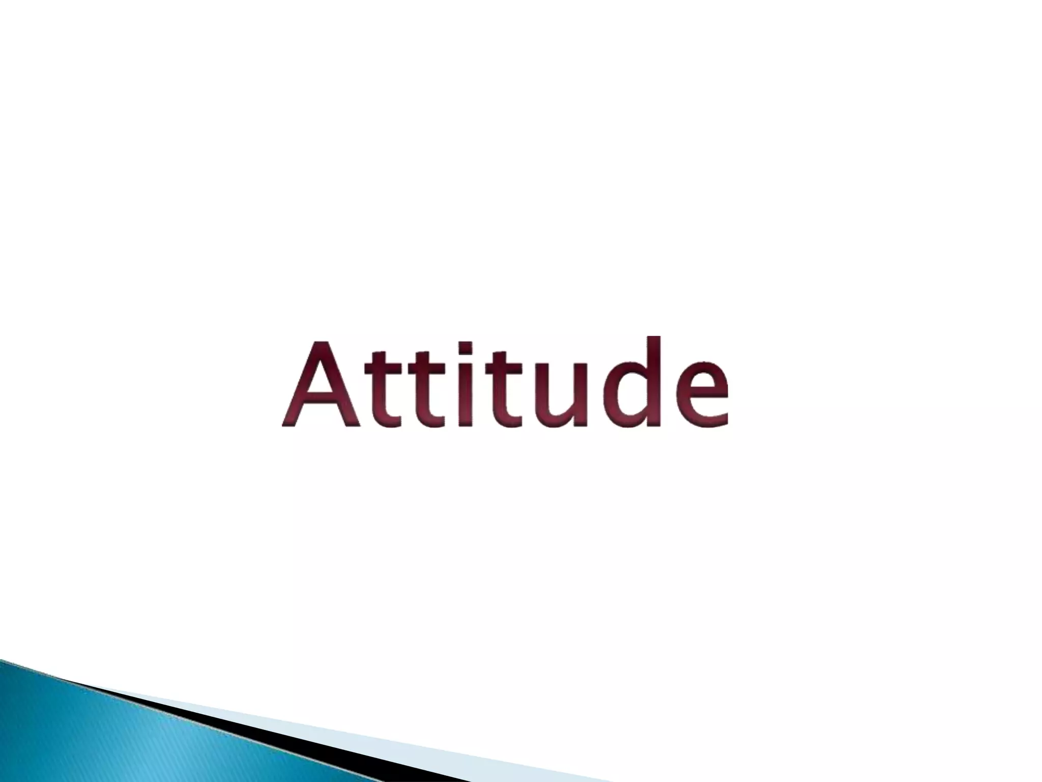 Value attitude ppt | PPTX
