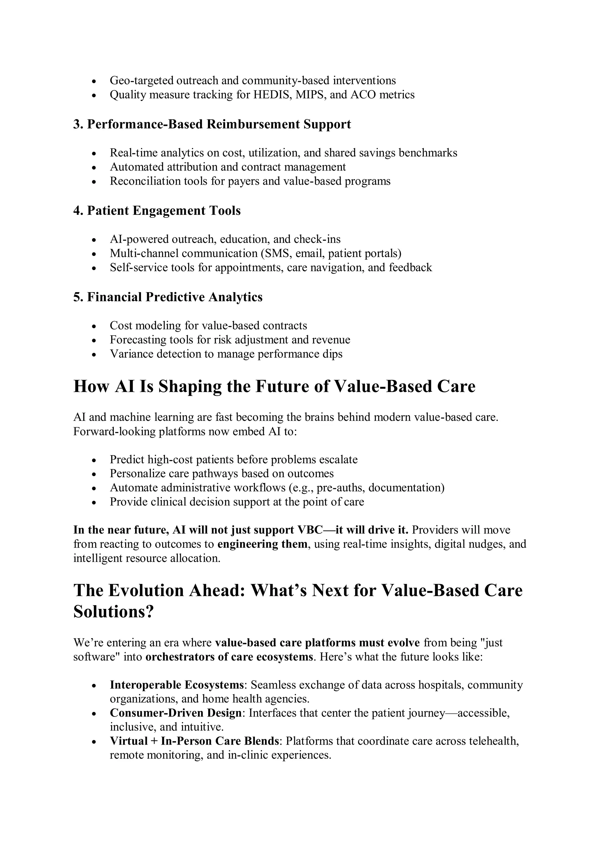 Value Based Care Solutions- A detailed study | PDF