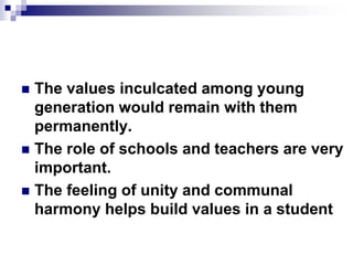 Value based education | PDF