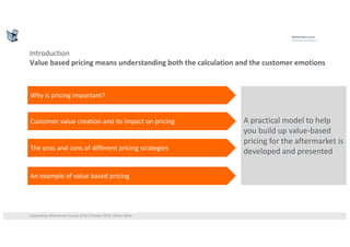 Value based pricing (using design thinking approaches) | PDF | Sales ...