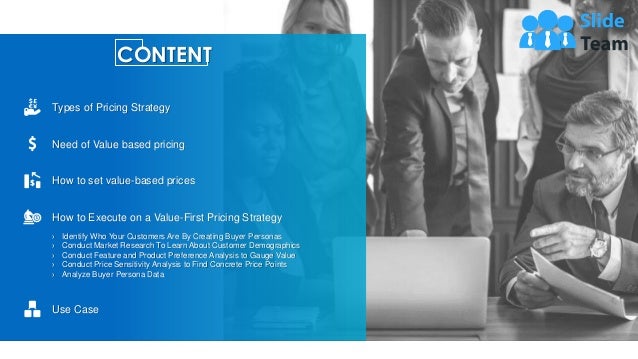 Value Based Pricing Strategy Powerpoint Presentation Slides | PPT