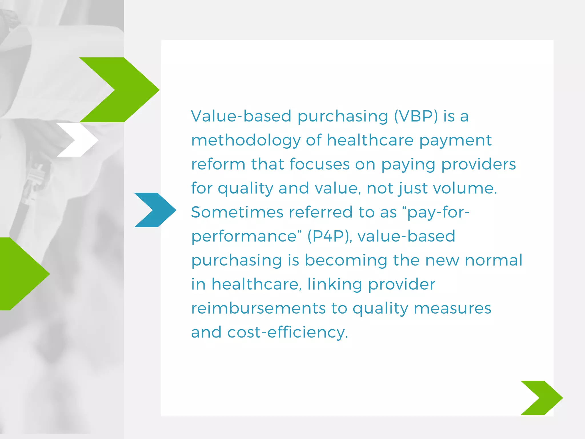 Value-Based Purchasing: What Is It? | PDF