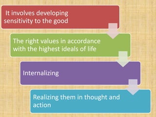 VALUE BASED ASPECTS IN CURRENT EDUCATION SYSTEM | PPTX