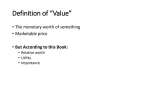 Value based software | PPTX