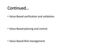 Value based software | PPTX