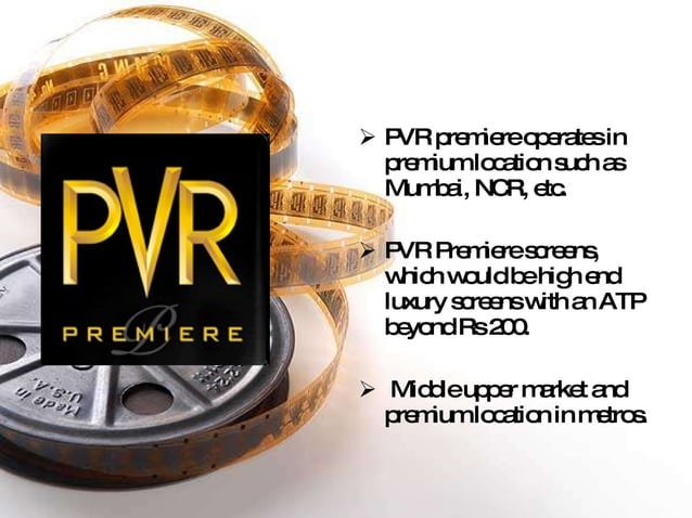Value Chain Analysis of PVR Ltd. | PPT