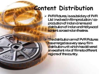 Value Chain Analysis of PVR Ltd. | PPT