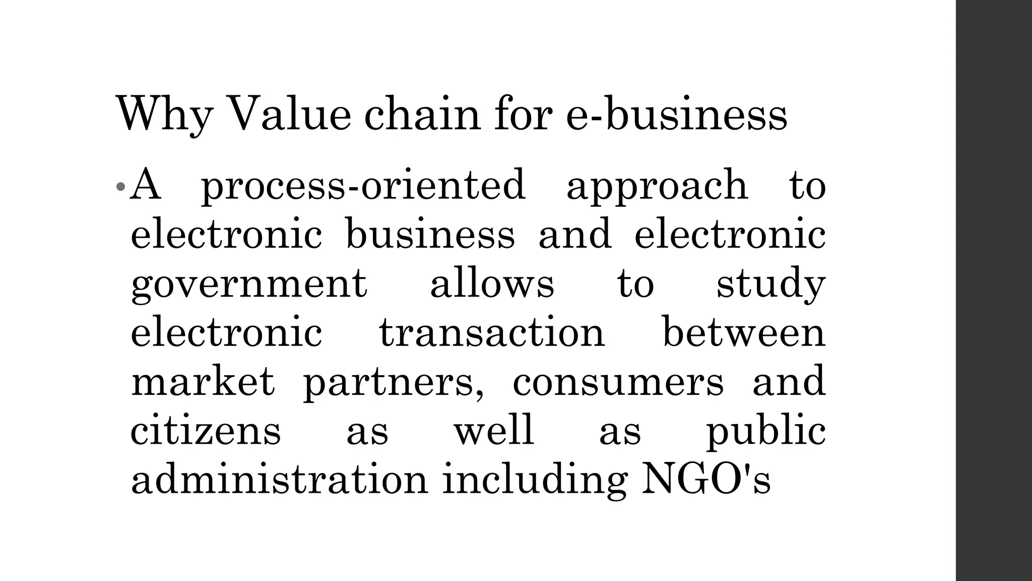 Value chain | PPTX