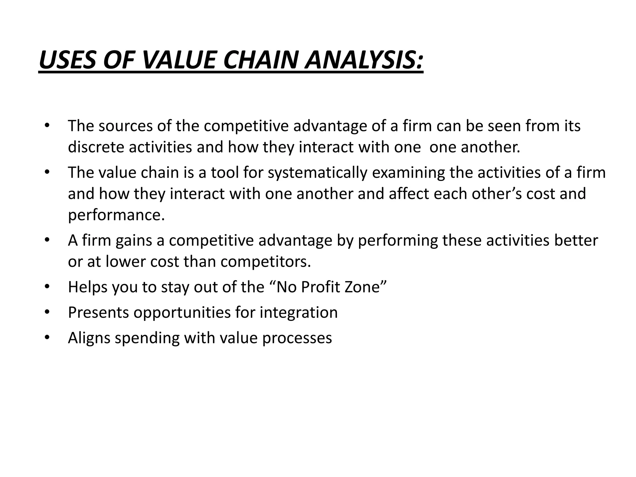 Value chain analysis | PPTX