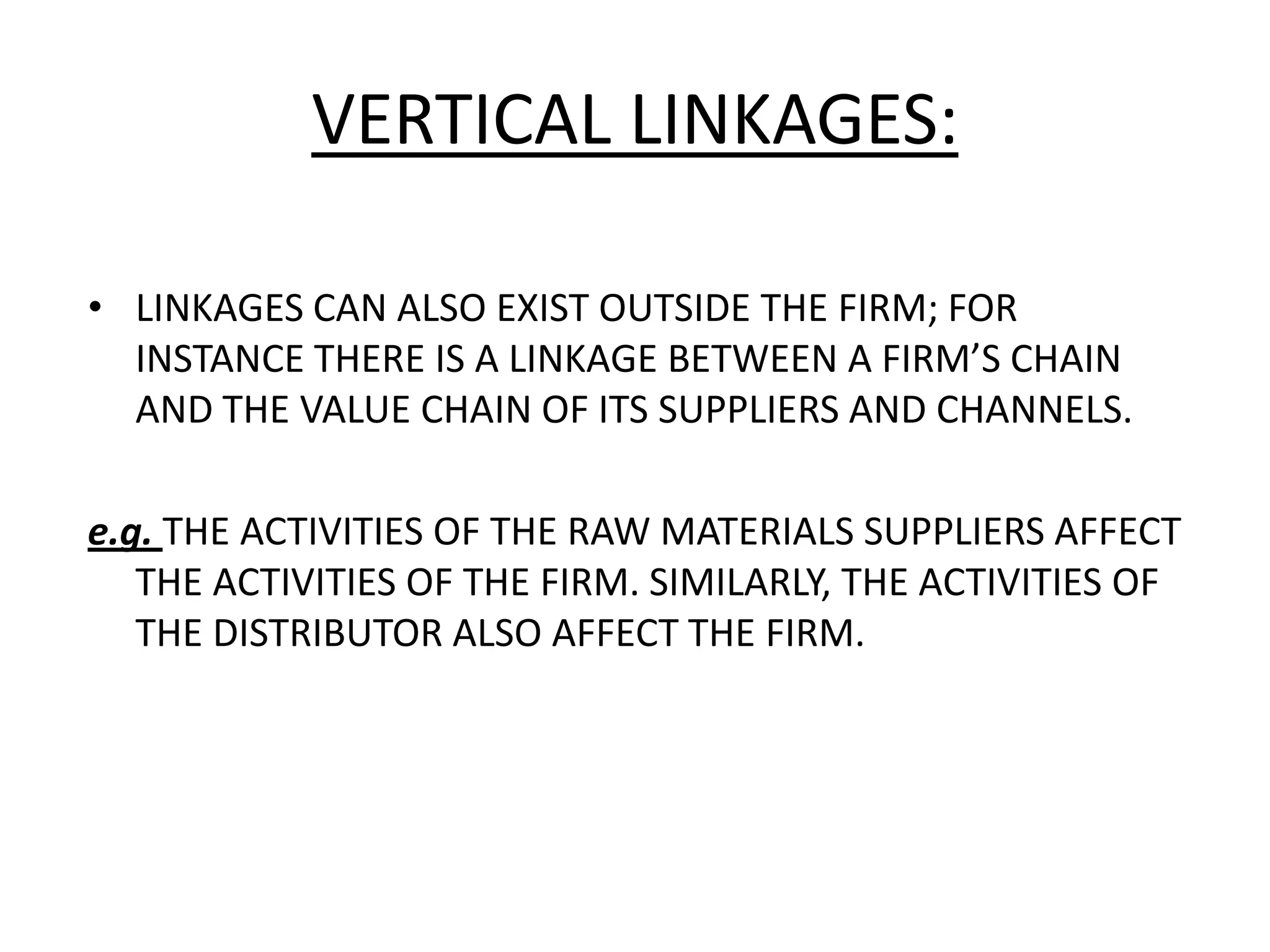Value chain analysis | PPTX