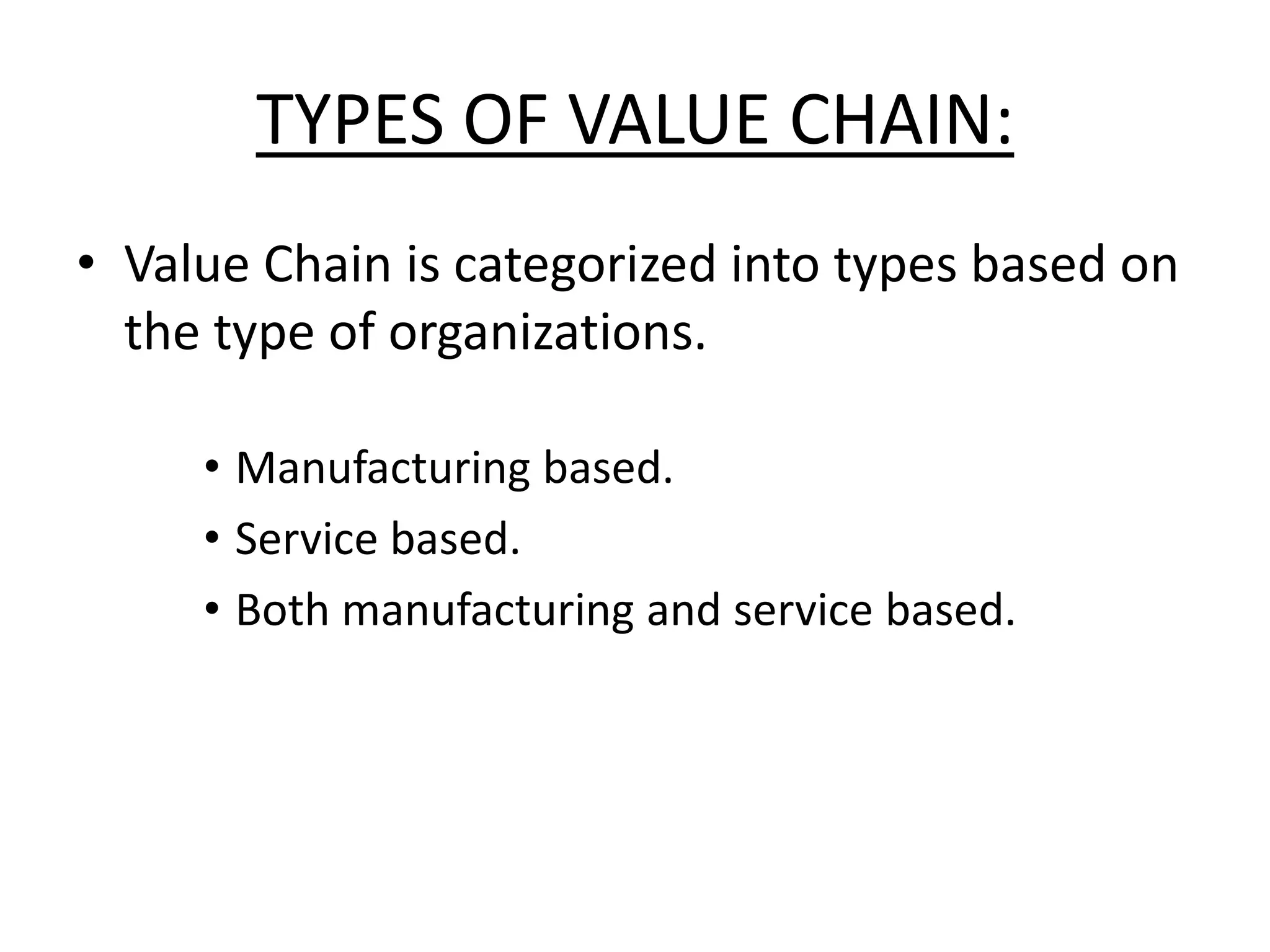 Value chain analysis | PPTX