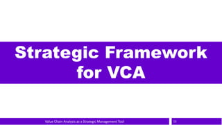 Value chain analysis (VCA) | PPTX