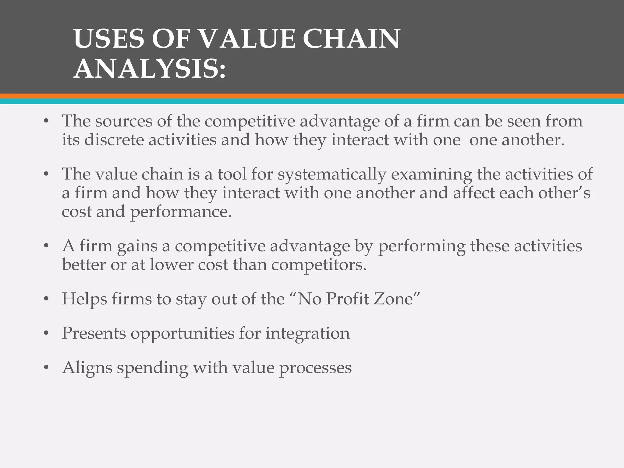 Value chain analysis | PPTX | Logistics | Business