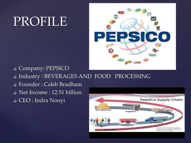 Value chain analysis of Pepsi Co | PPTX | Logistics | Business