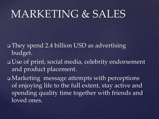 Value chain analysis of Pepsi Co | PPTX