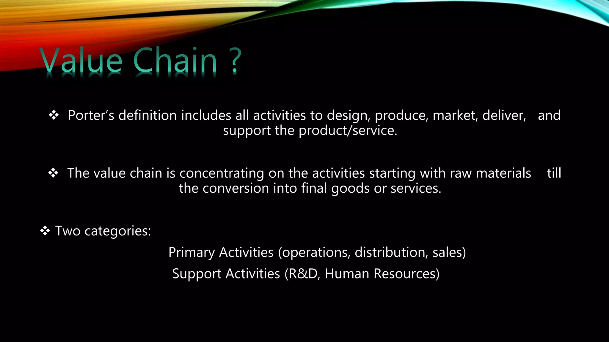 Value chain analysis | PPT