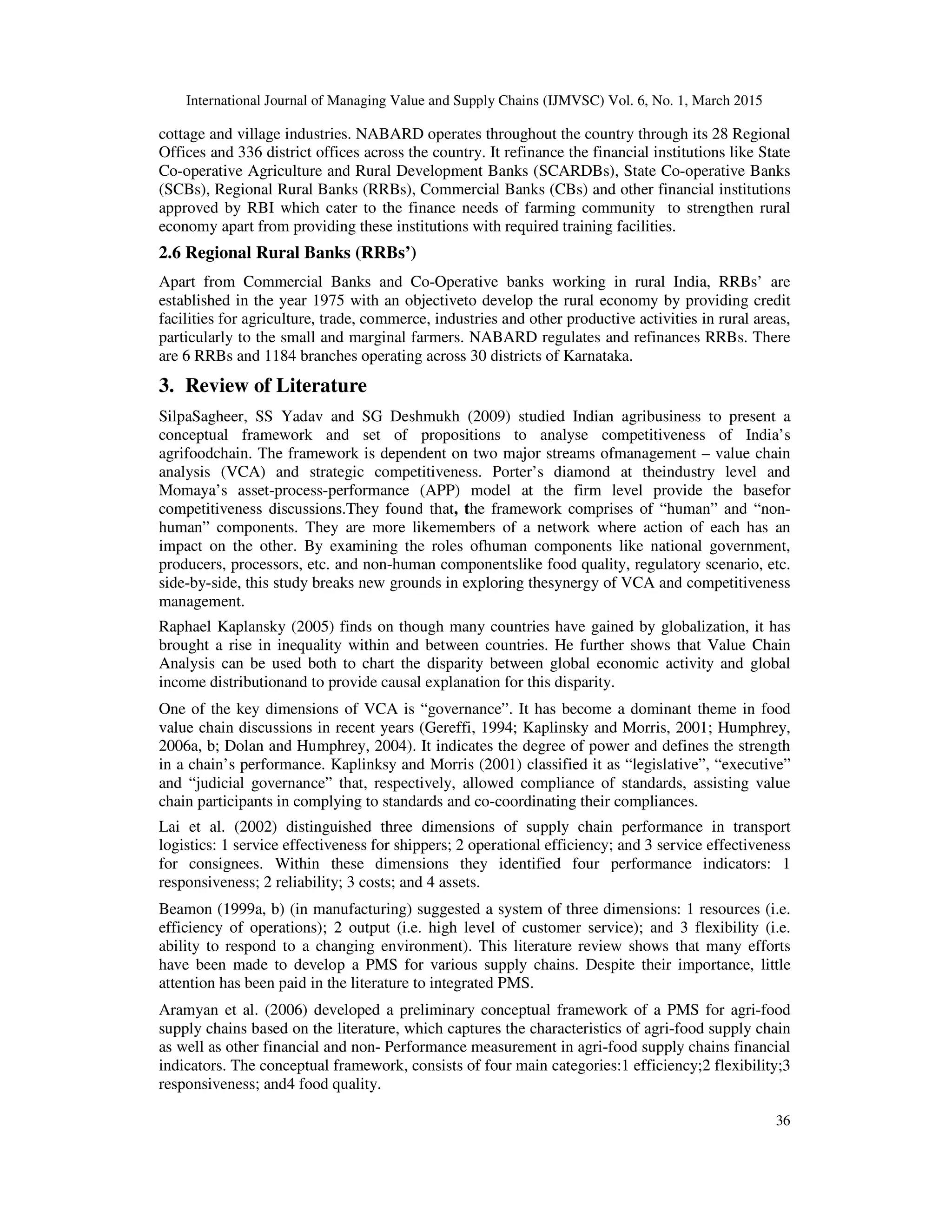 Value chain analysis for | PDF