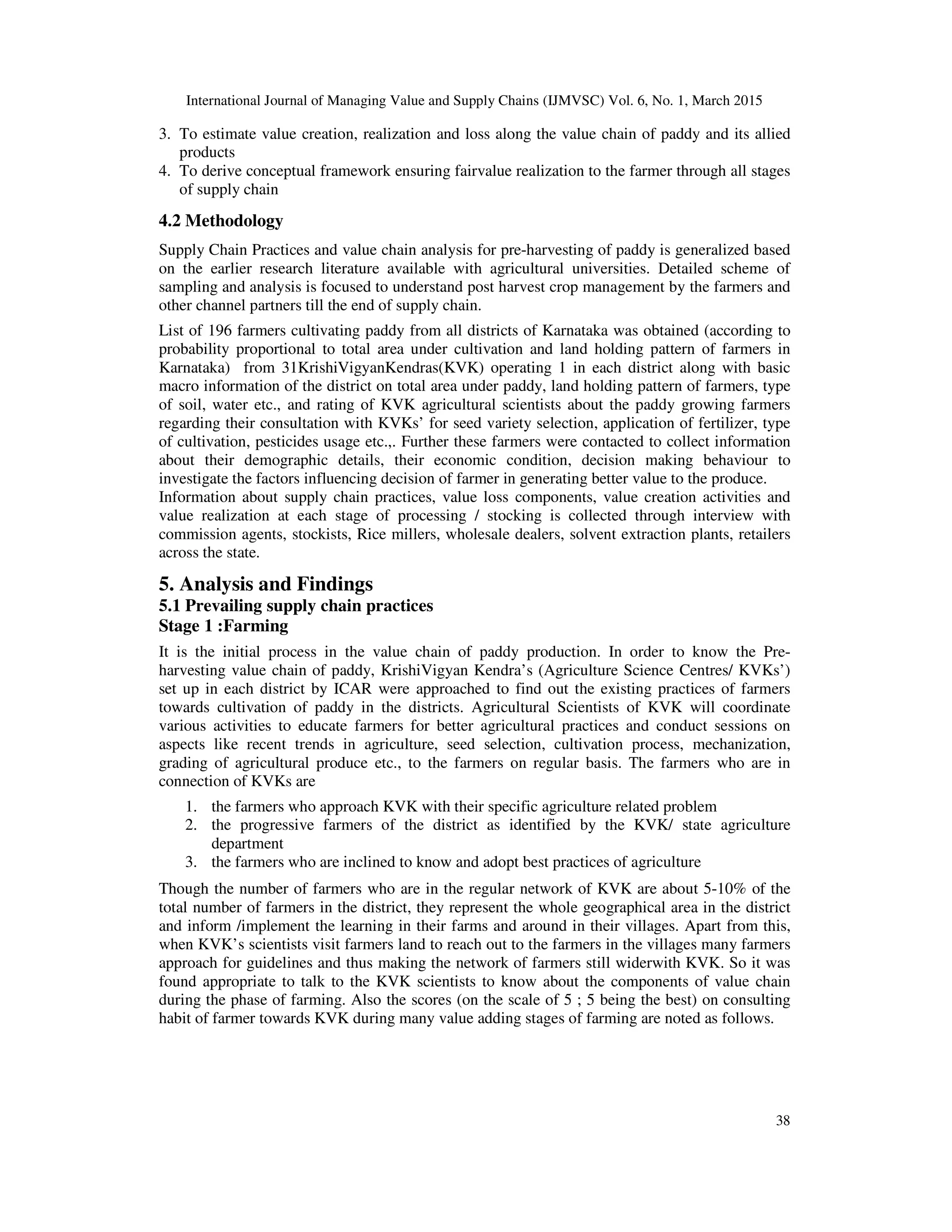 Value chain analysis for | PDF