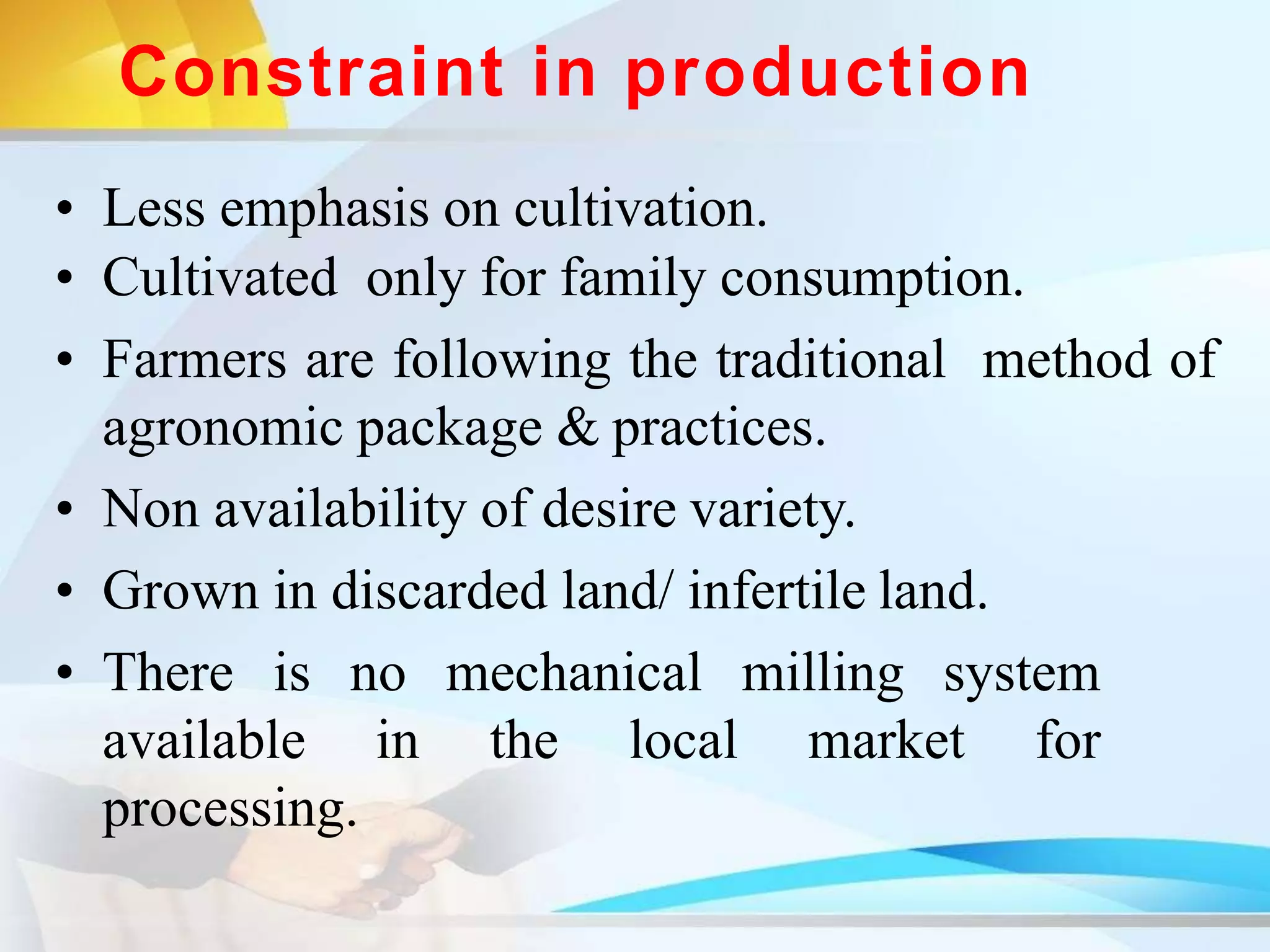 value chain analysis of millet.pptx