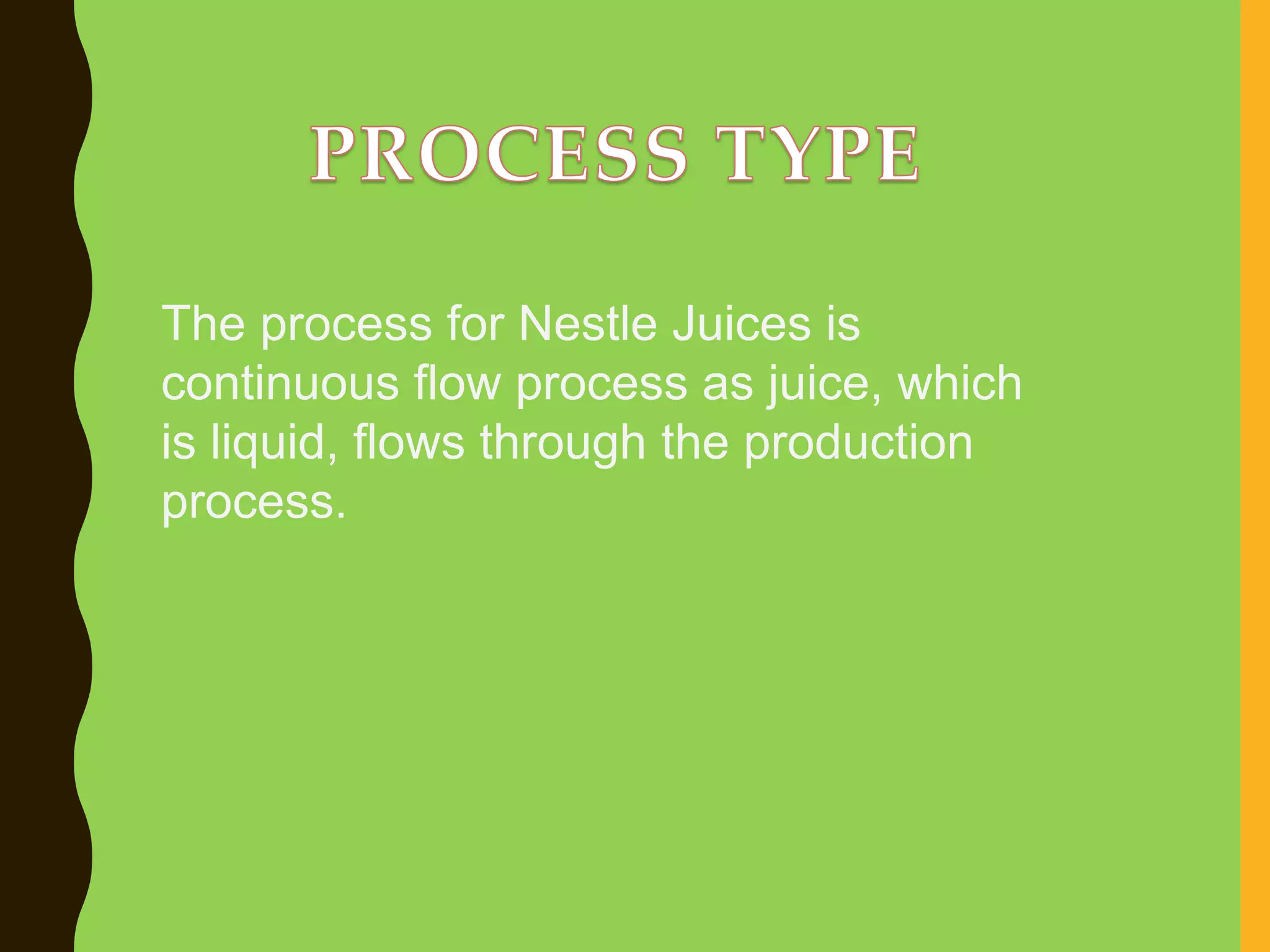 Value chain analysis of nestle juice | PPTX