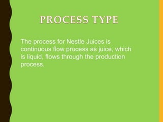 Value chain analysis of nestle juice | PPTX