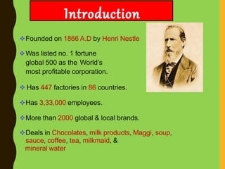 Value chain analysis of nestle juice | PPTX