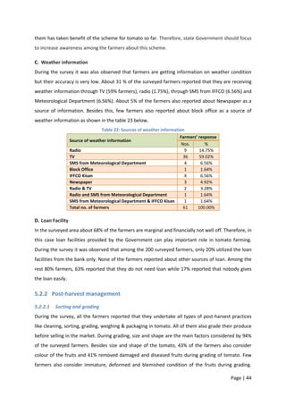 Value Chain Analysis of Tomato -. and production methodspdf | PDF
