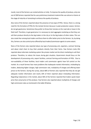Value Chain Analysis of Tomato -. and production methodspdf | PDF
