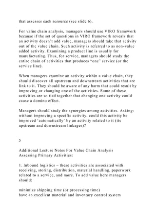 Value Chain AnalysisValue chainIs a term referred to a linke.docx