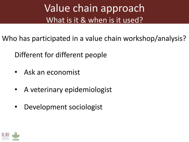 Uses of the value chain approach in livestock and beef | PPTX ...