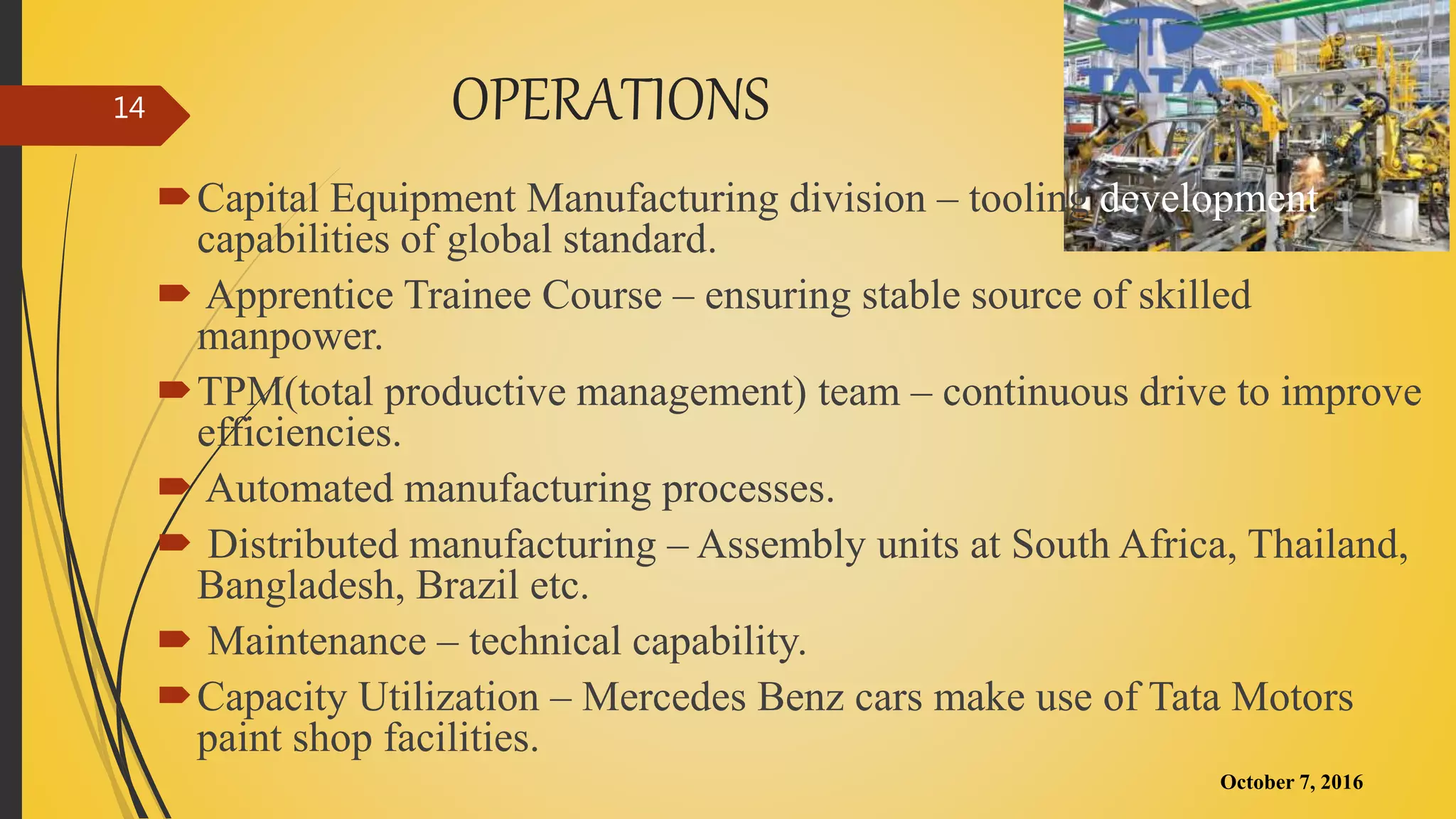 Value chain of tata motors | PPTX