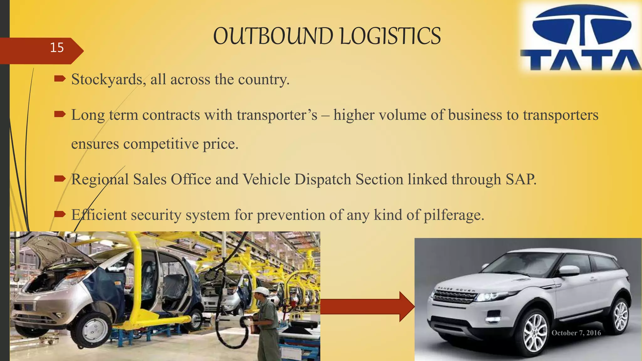 Value chain of tata motors | PPTX
