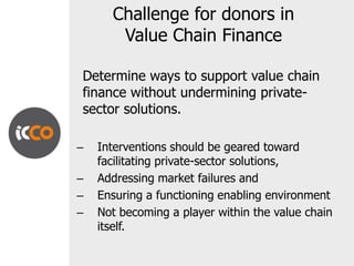 Value chain finance | PPTX