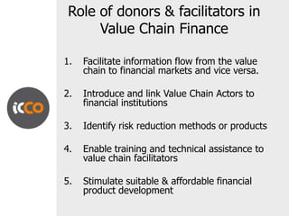 Value chain finance | PPTX