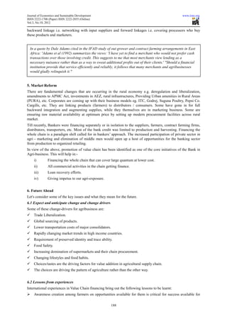 Value chain financing | PDF