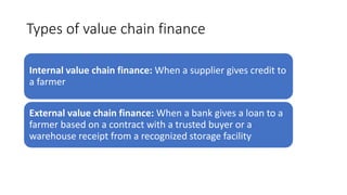 Value chain Financing.pptxjfjffjfjcjfjfju | PPTX | Business Loans ...