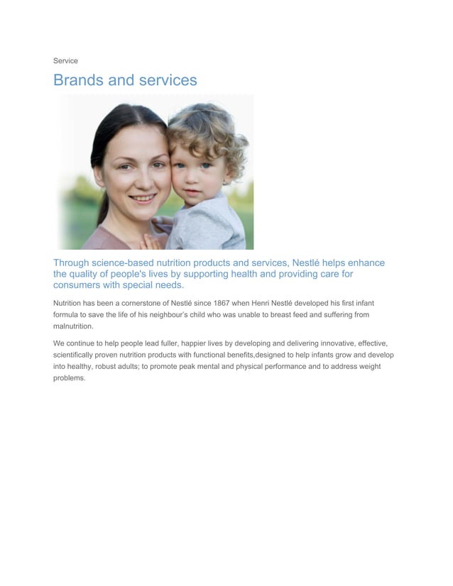 Value chain nestle analysis | PDF | Agriculture | Industries