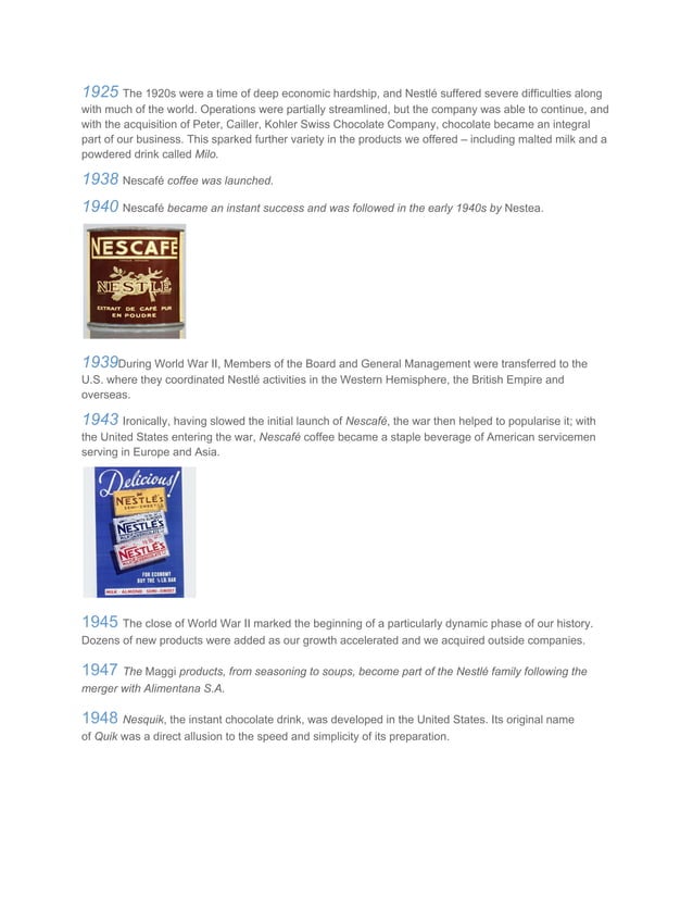 Value chain nestle analysis | PDF | Agriculture | Industries