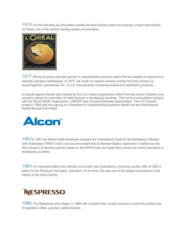 Value chain nestle analysis | PDF | Agriculture | Industries