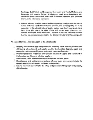 Value chain of a hospital | PDF