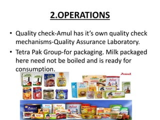 Value chain of amul | PPTX