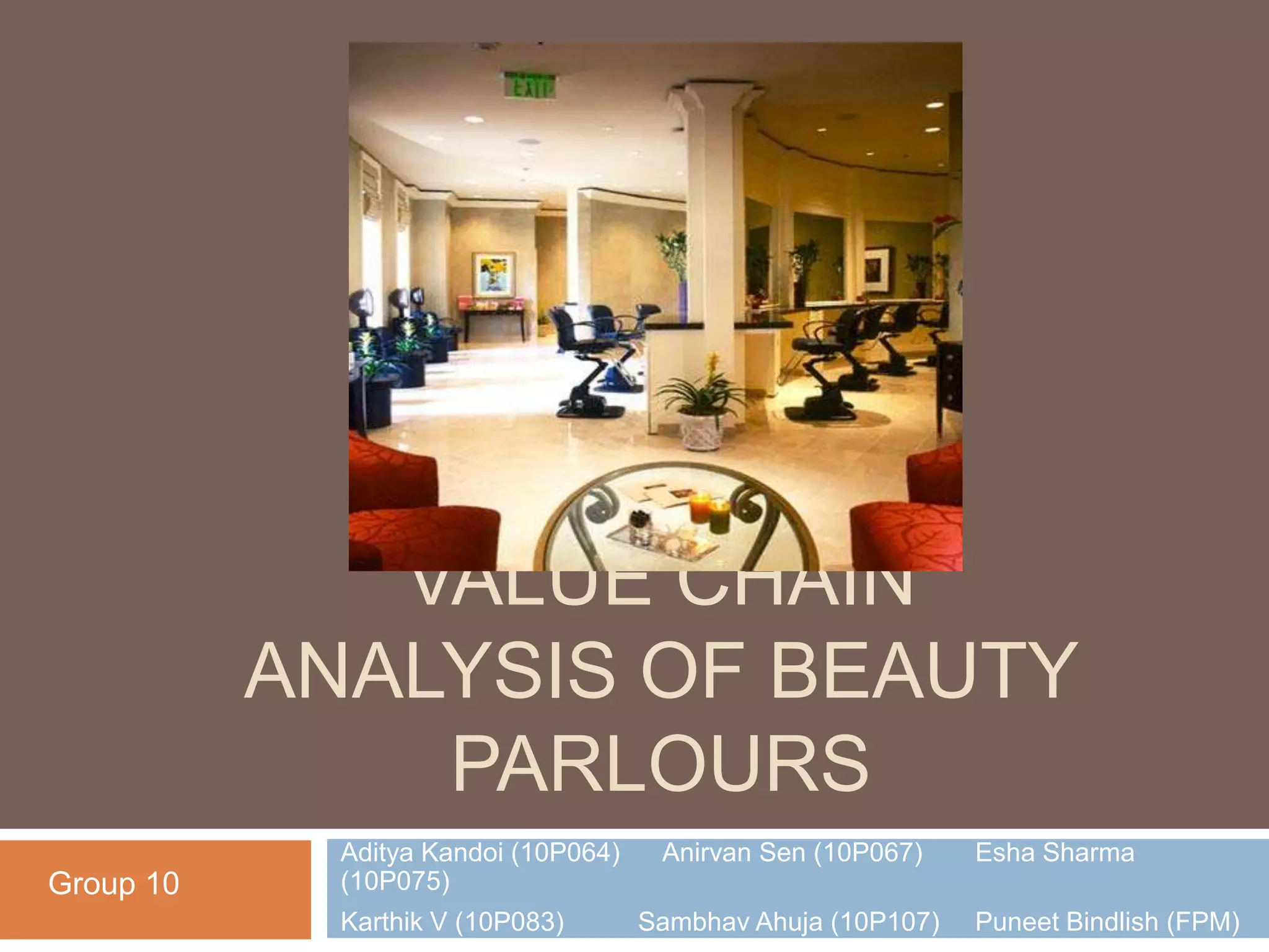 Value Chain Of Beauty Parlour | PPTX