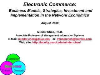 Value Chain of e-commerce.ppt | Internet | Computing
