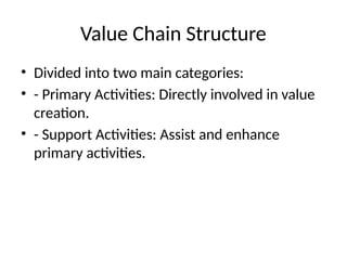 Value chain and supply chain with importance and difference | PPTX