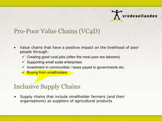 Value chains and rural development bio - cc 140710 | PPTX | Agriculture ...