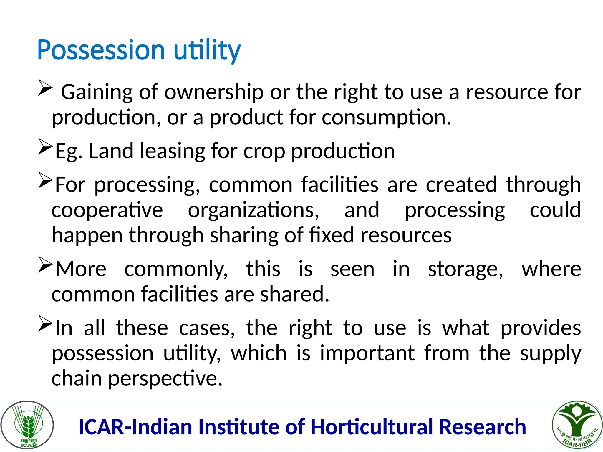 Value Chain of perishable horticultural commodities | PPTX