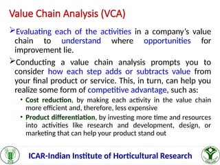 Value Chain of perishable horticultural commodities | PPTX