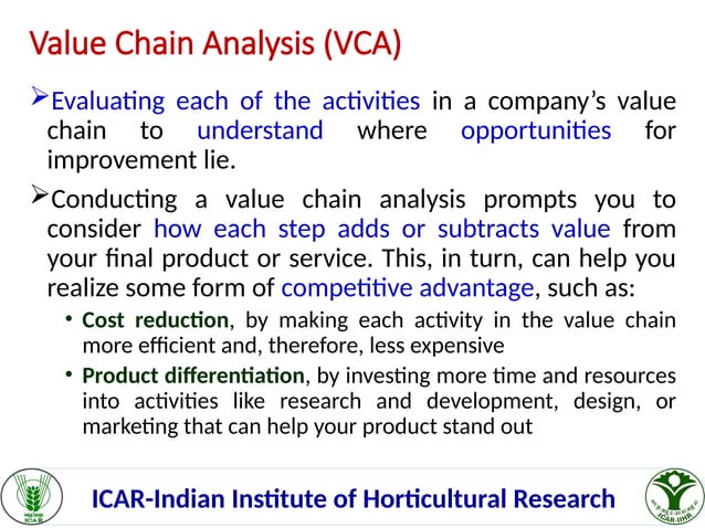 Value Chain of perishable horticultural commodities | PPTX ...